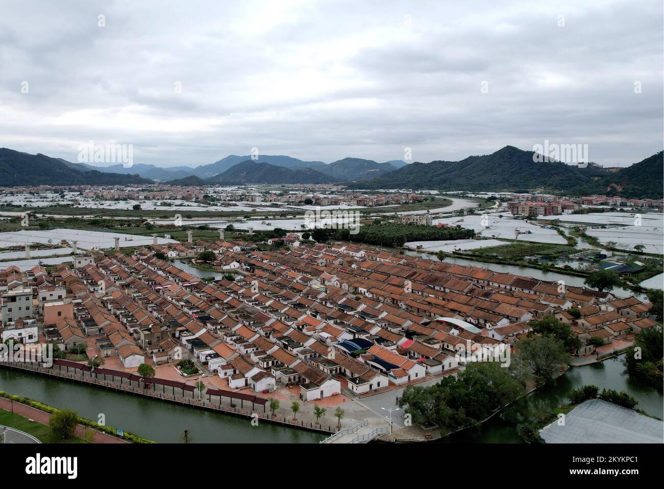 **CHINESE MAINLAND, HONG KONG, MACAU AND TAIWAN OUT** Aerial photos ...