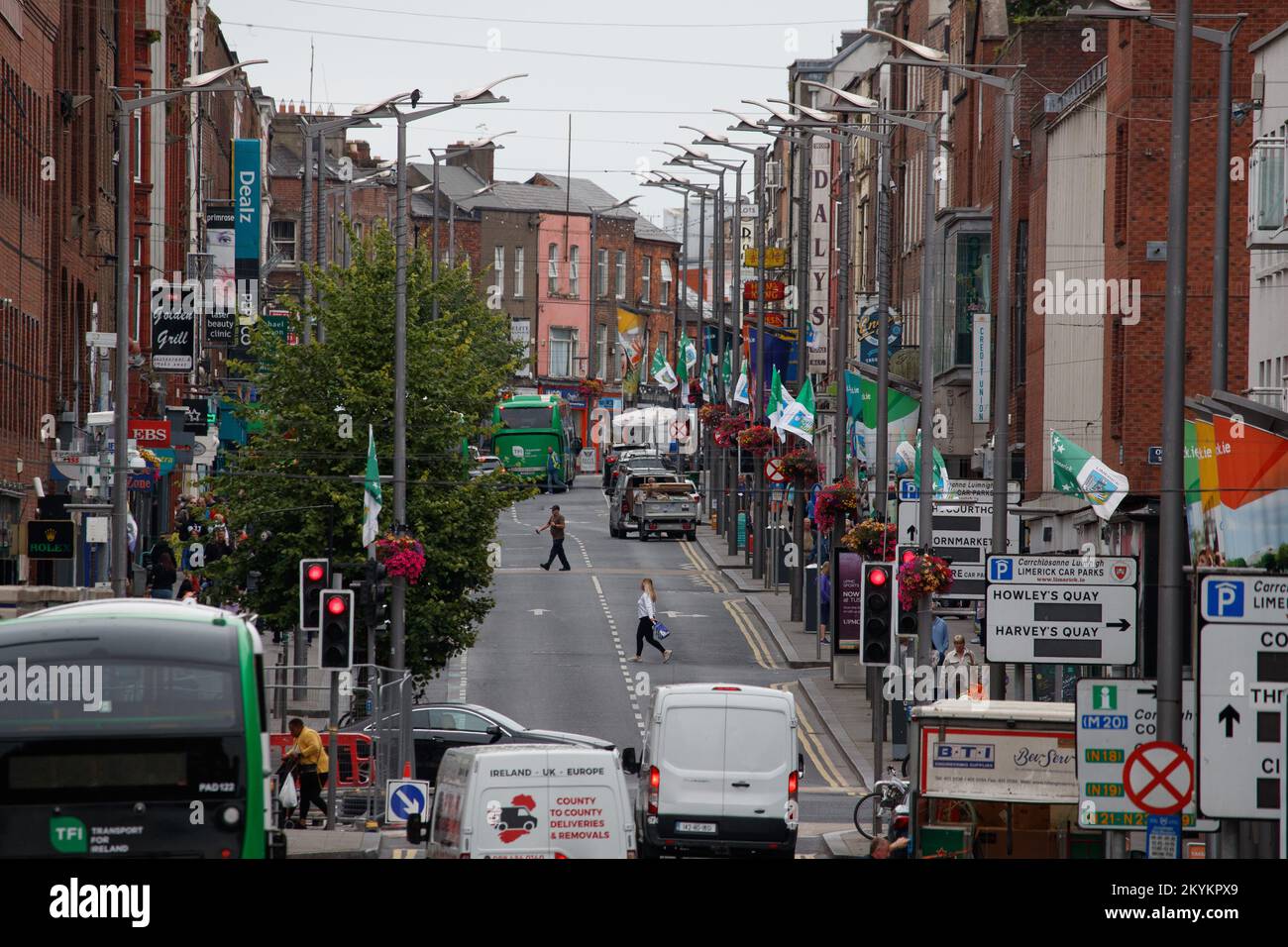 Limerick, Ireland - 28th July 2022: Looking up towards People and ...