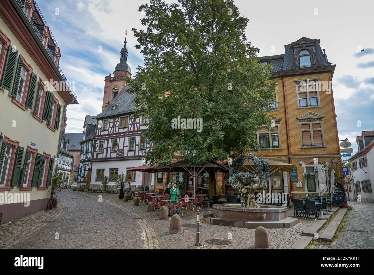 Marktplatz, Altstadt, Eltville, Hessen, Deutschland Stock Photo - Alamy