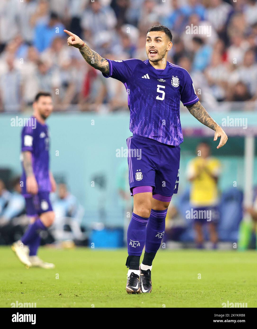 November 30, 2022, Rome, Qatar: Leandro Paredes of Argentina during the ...