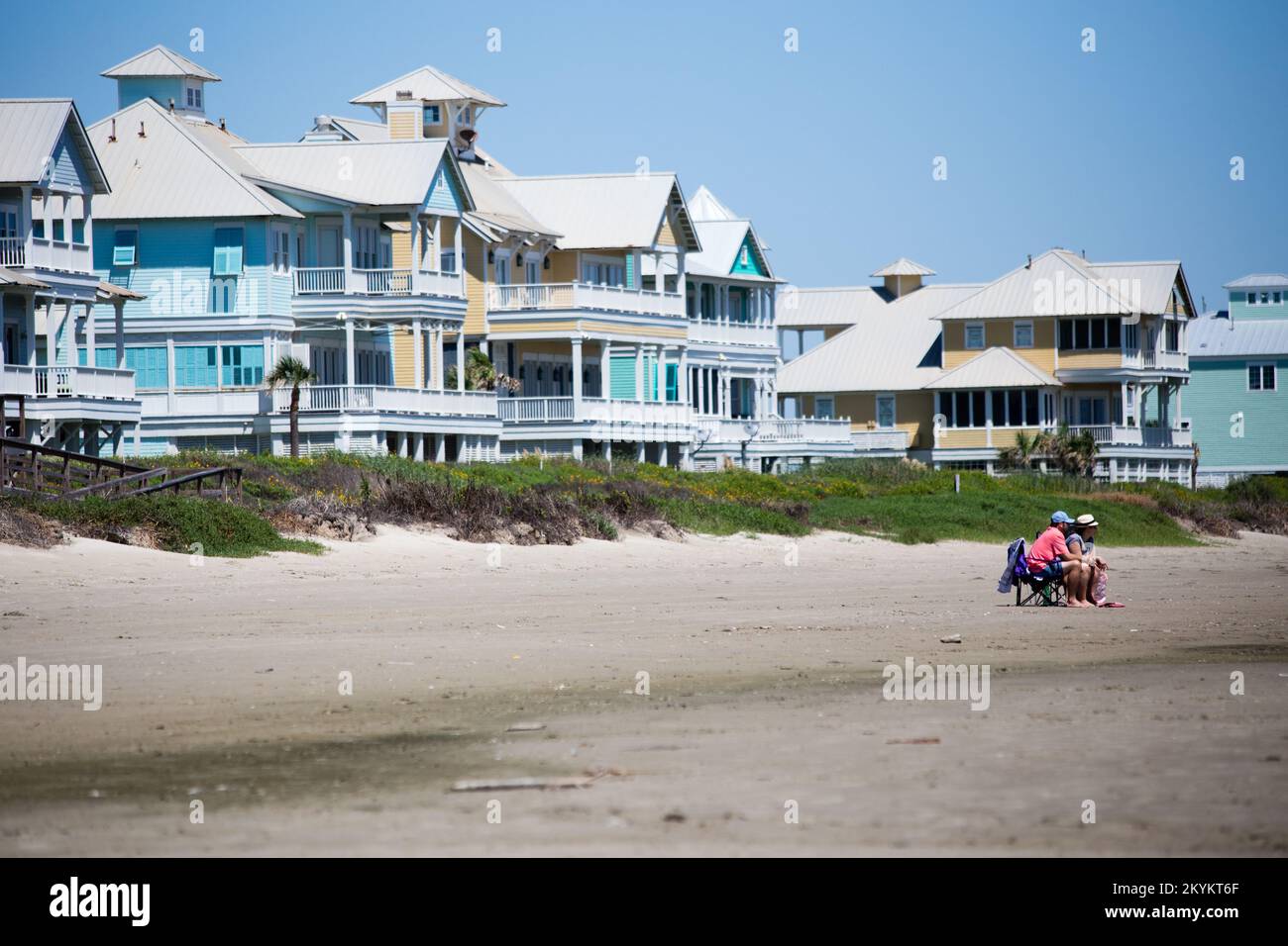 Scenes from Galveston on the Texas Gulf Coast Stock Photo - Alamy