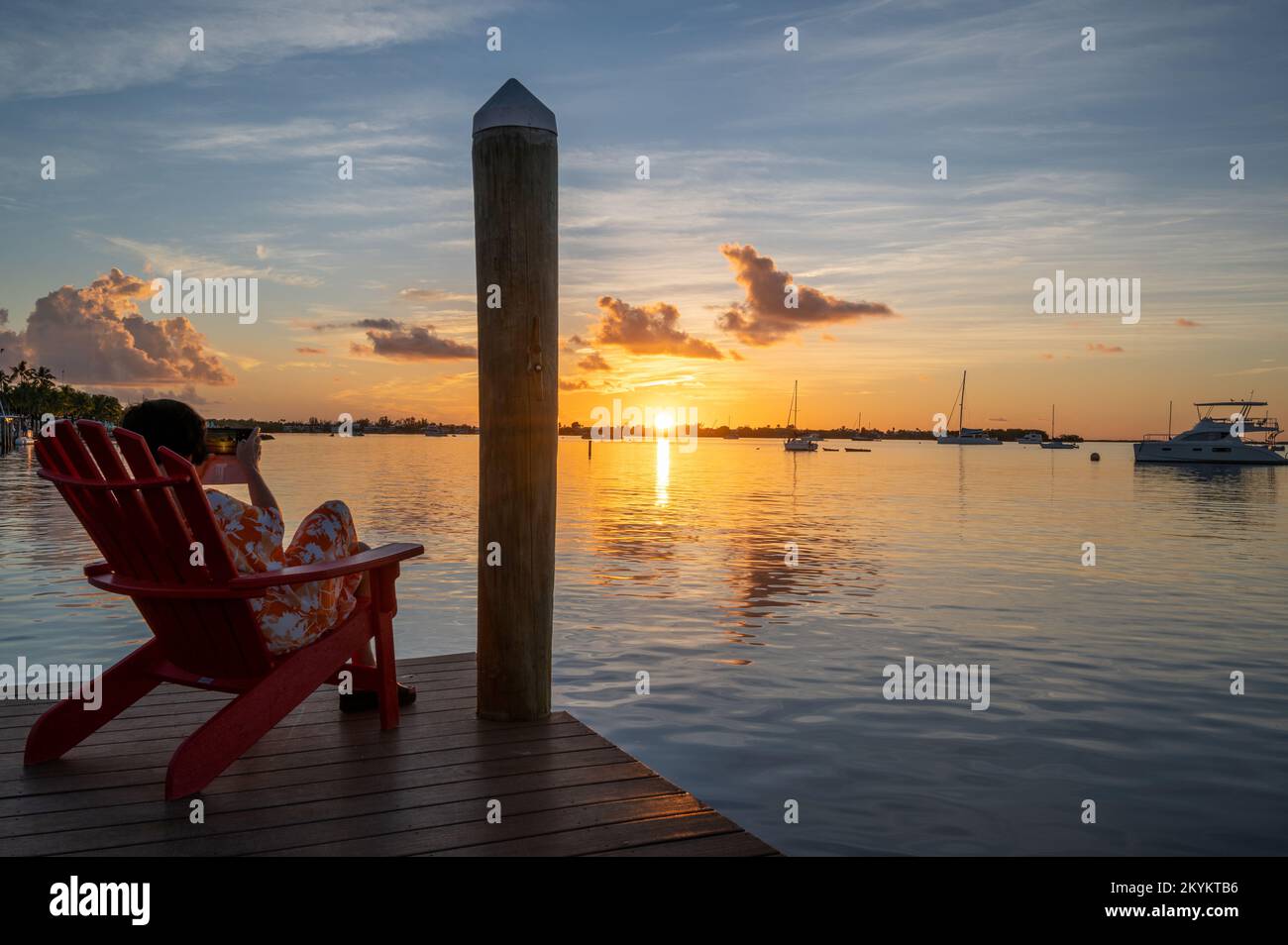 Key Largo sunset Stock Photo - Alamy