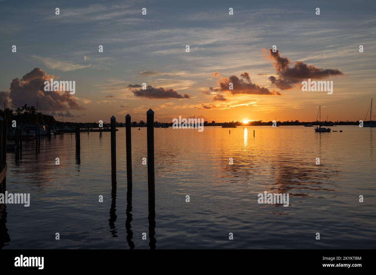 Key Largo sunset Stock Photo - Alamy