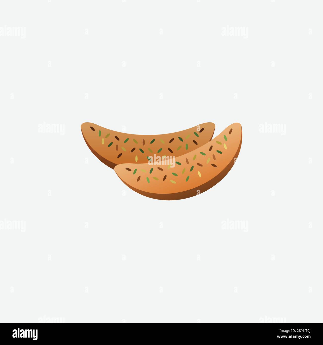 Potato Slices Icon. Fast Food Concept, Cartoon. Vector illustration ...