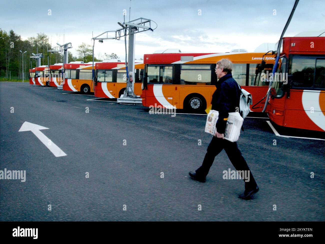 Bussparkering hi-res stock photography and images - Alamy