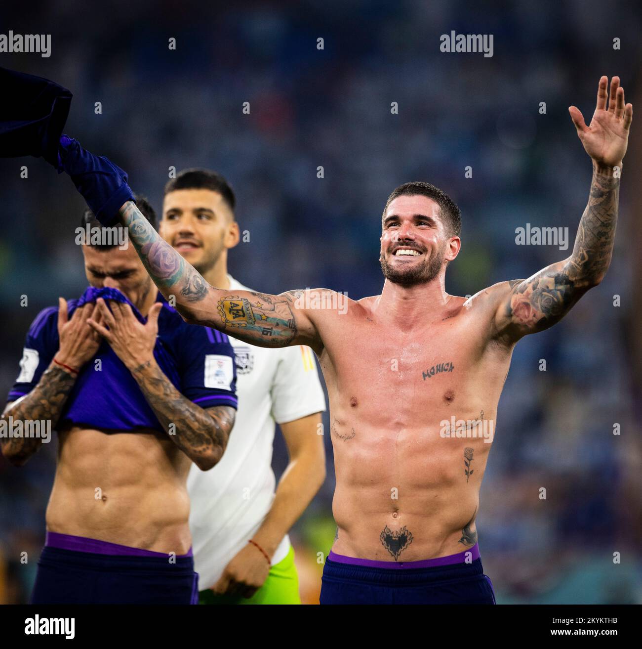 Doha, Qatar. 30th Nov, 2022. Rodrigo de Paul (Arg) Poland - Argentina ...