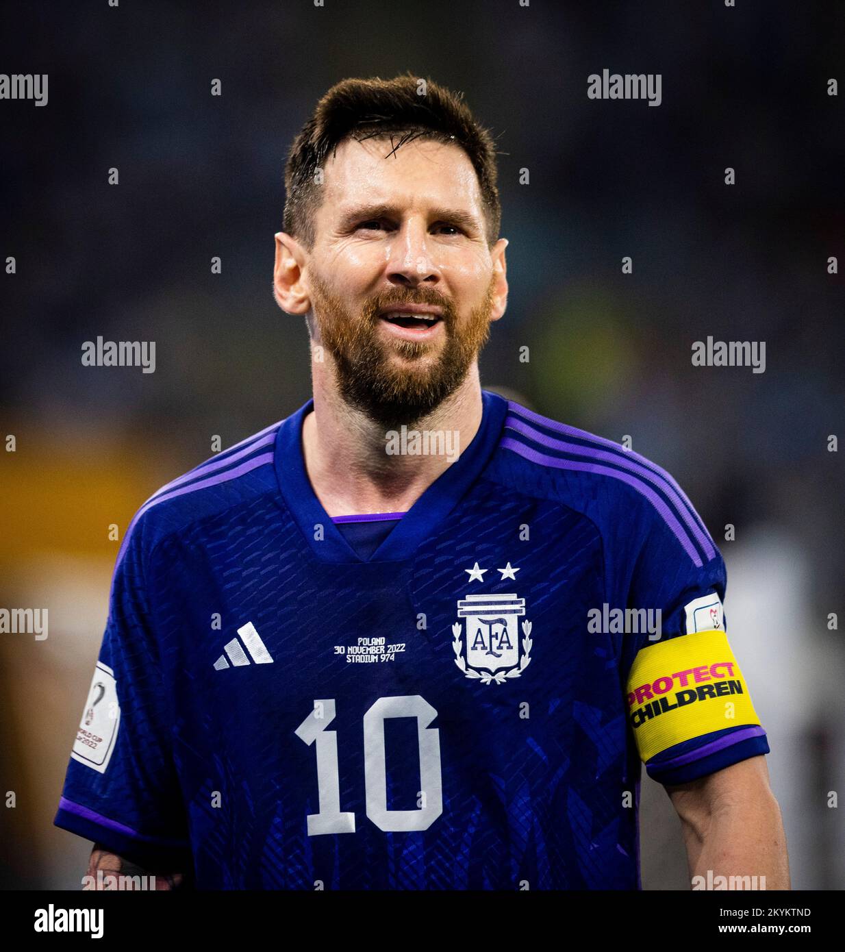 Doha, Qatar. 30th Nov, 2022. Lionel Messi (Arg) Poland - Argentina ...