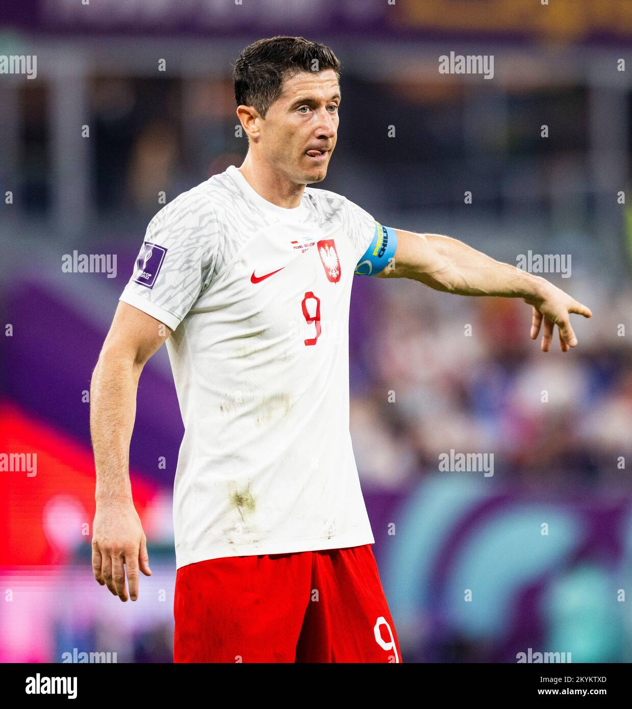Doha, Qatar. 30th Nov, 2022. Robert Lewandowski (Polen) Poland ...