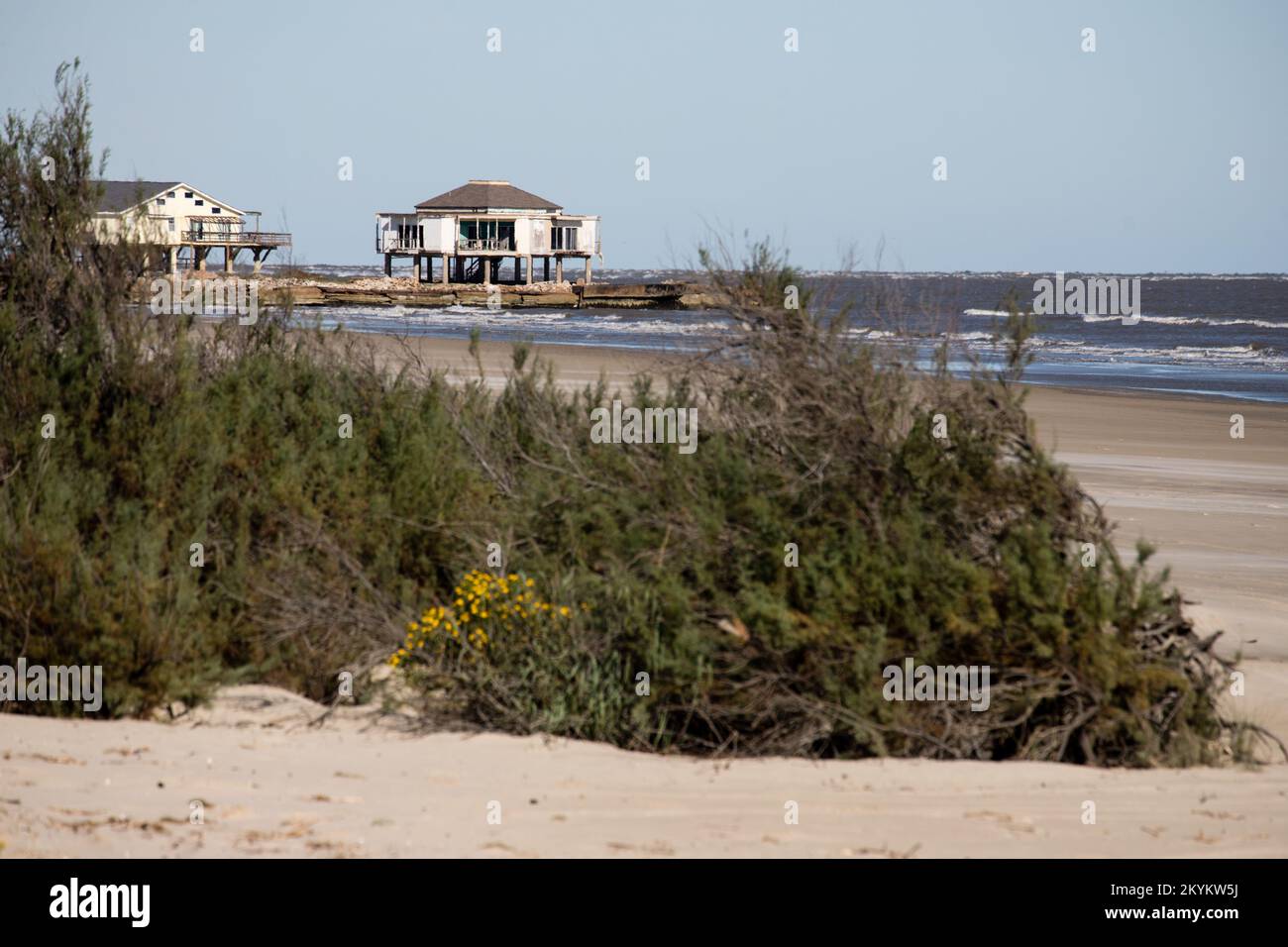 Scenes from Galveston on the Texas Gulf Coast Stock Photo - Alamy