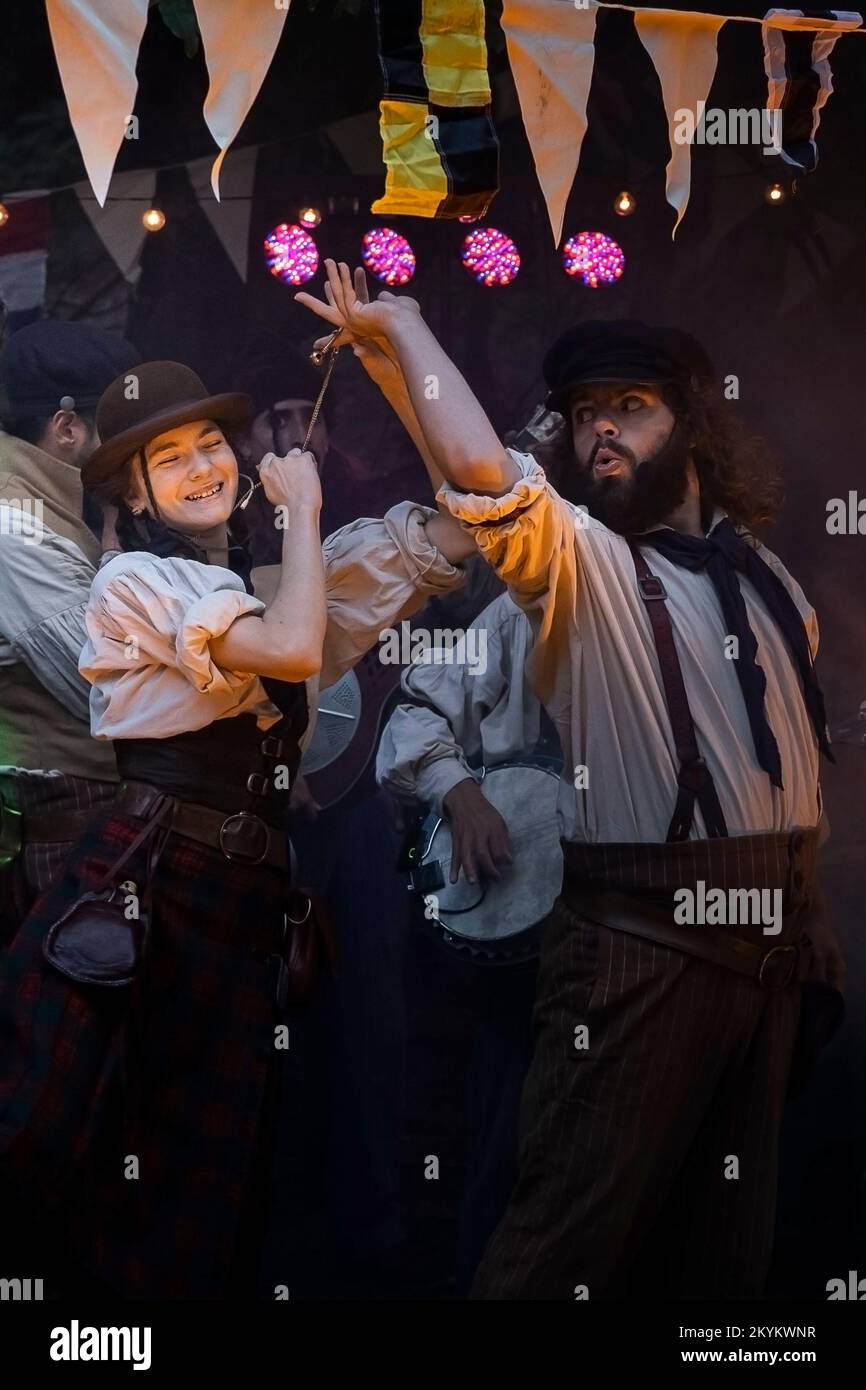 The Old Time Sailors performing at Trebah Garden Amphitheatre in ...