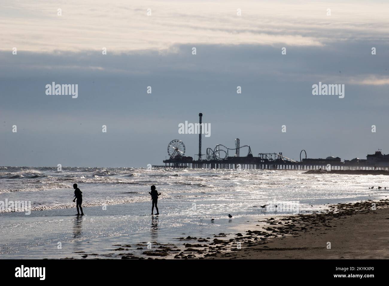 Scenes from Galveston on the Texas Gulf Coast Stock Photo - Alamy