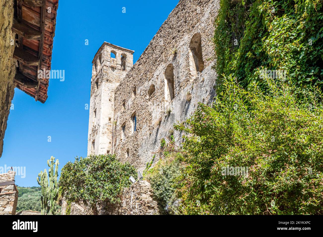 Dolceacqua, Italy - 06-07-2021: the ancient castle of Dolceacqua Stock ...
