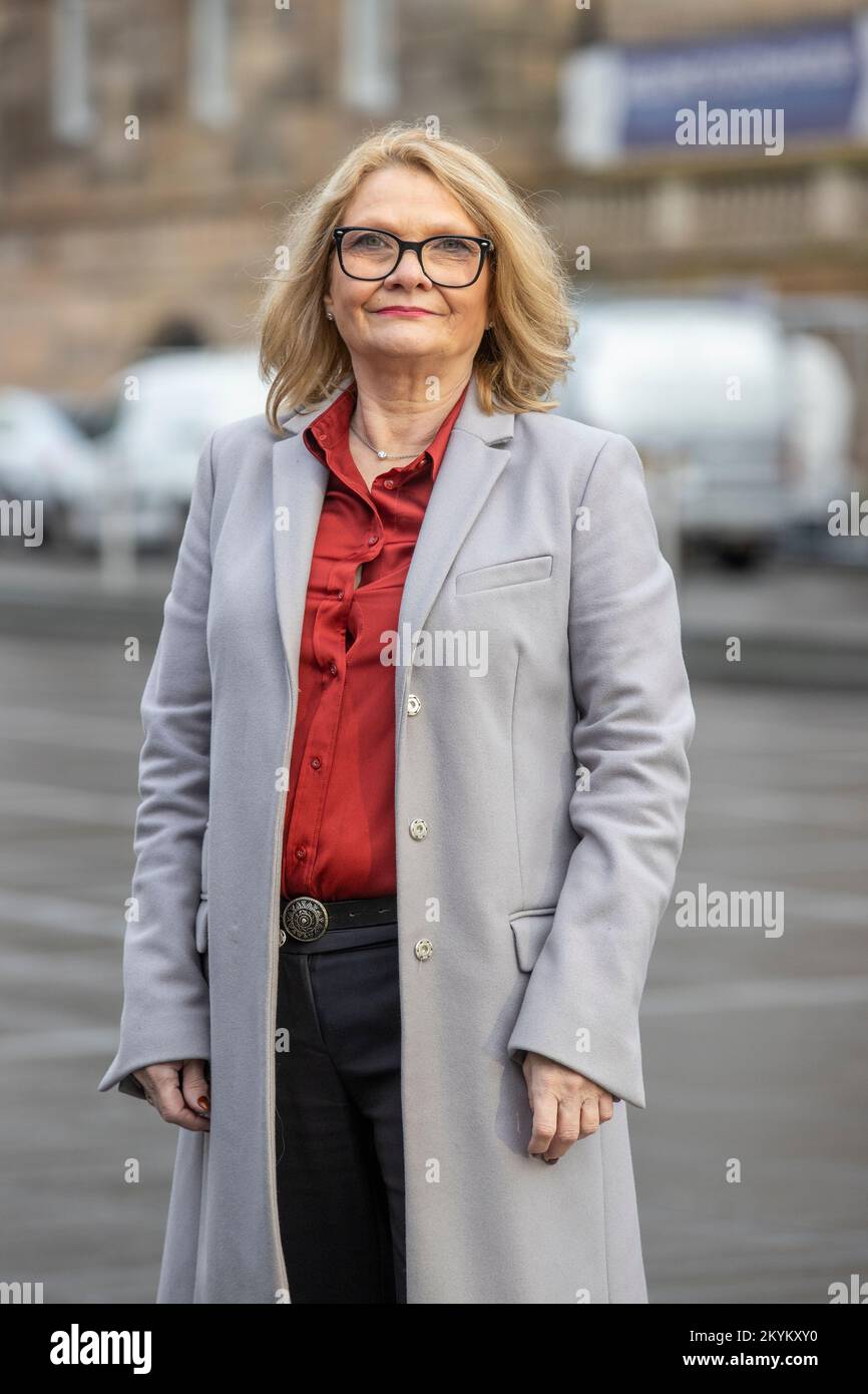 Sarah Mason, CEO of Women's Aid Federation NI during the launch of ...