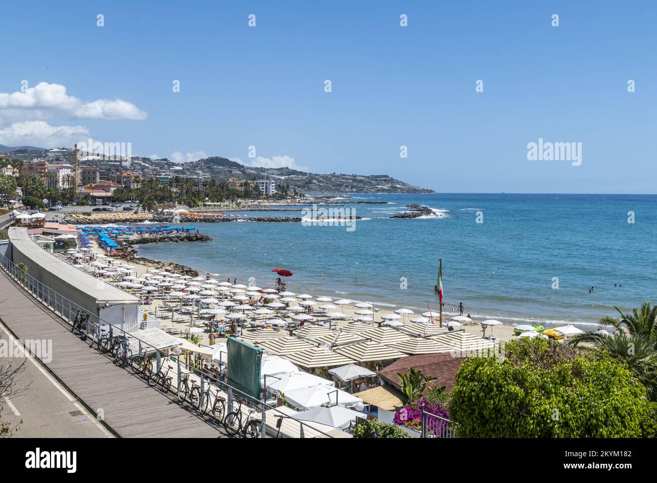 Sanremo beach hi-res stock photography and images - Alamy