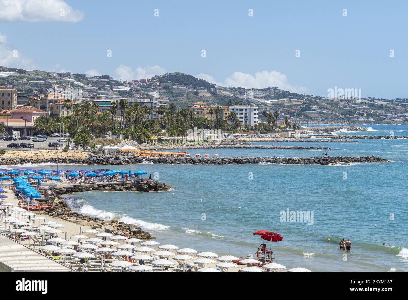 Sanremo beach hi-res stock photography and images - Alamy