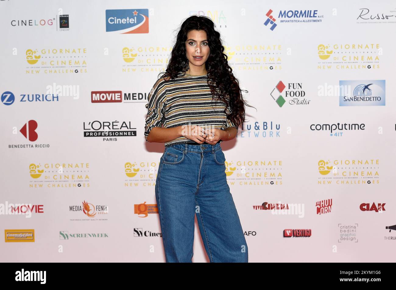 Italy. 30th Nov, 2022. Fotini Peluso italian actress attends a photocall during the 45th ...
