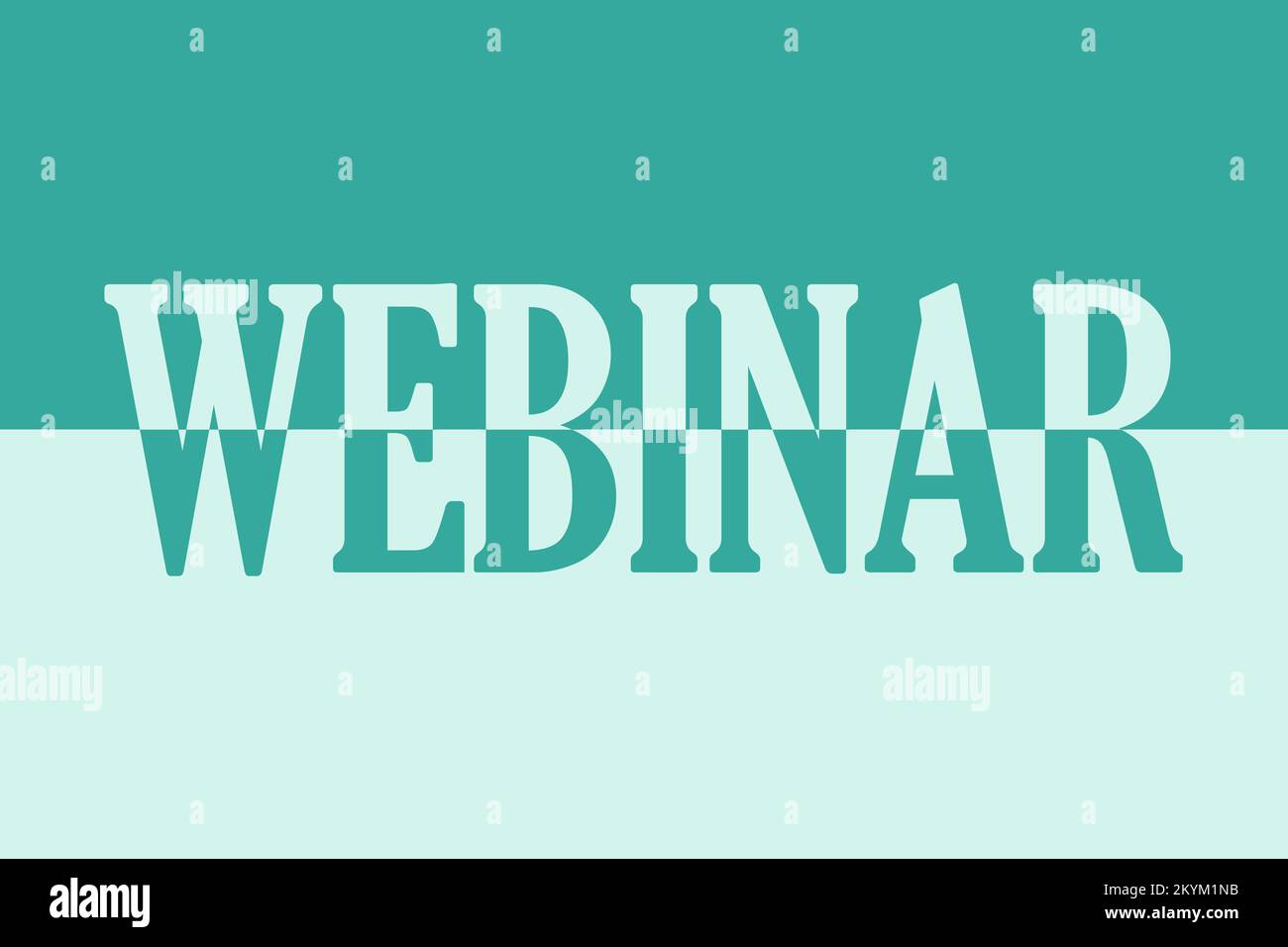 Webinar, icon. Logo. Colorful typography banner with single word. Text ...