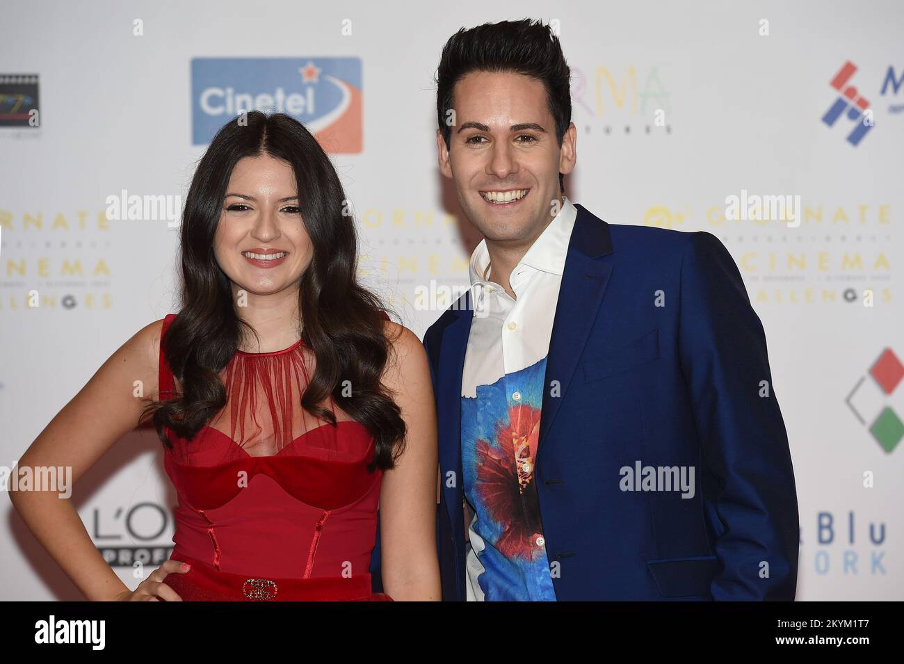 Me contro Te Luigi Calagna and Sofia Scalia attend a photocall during ...
