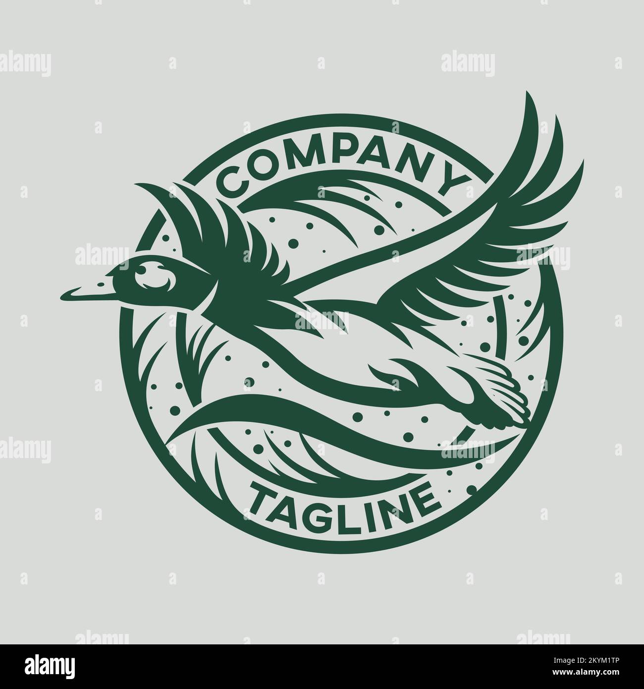 Modern duck and hunting logo Stock Vector Image & Art - Alamy