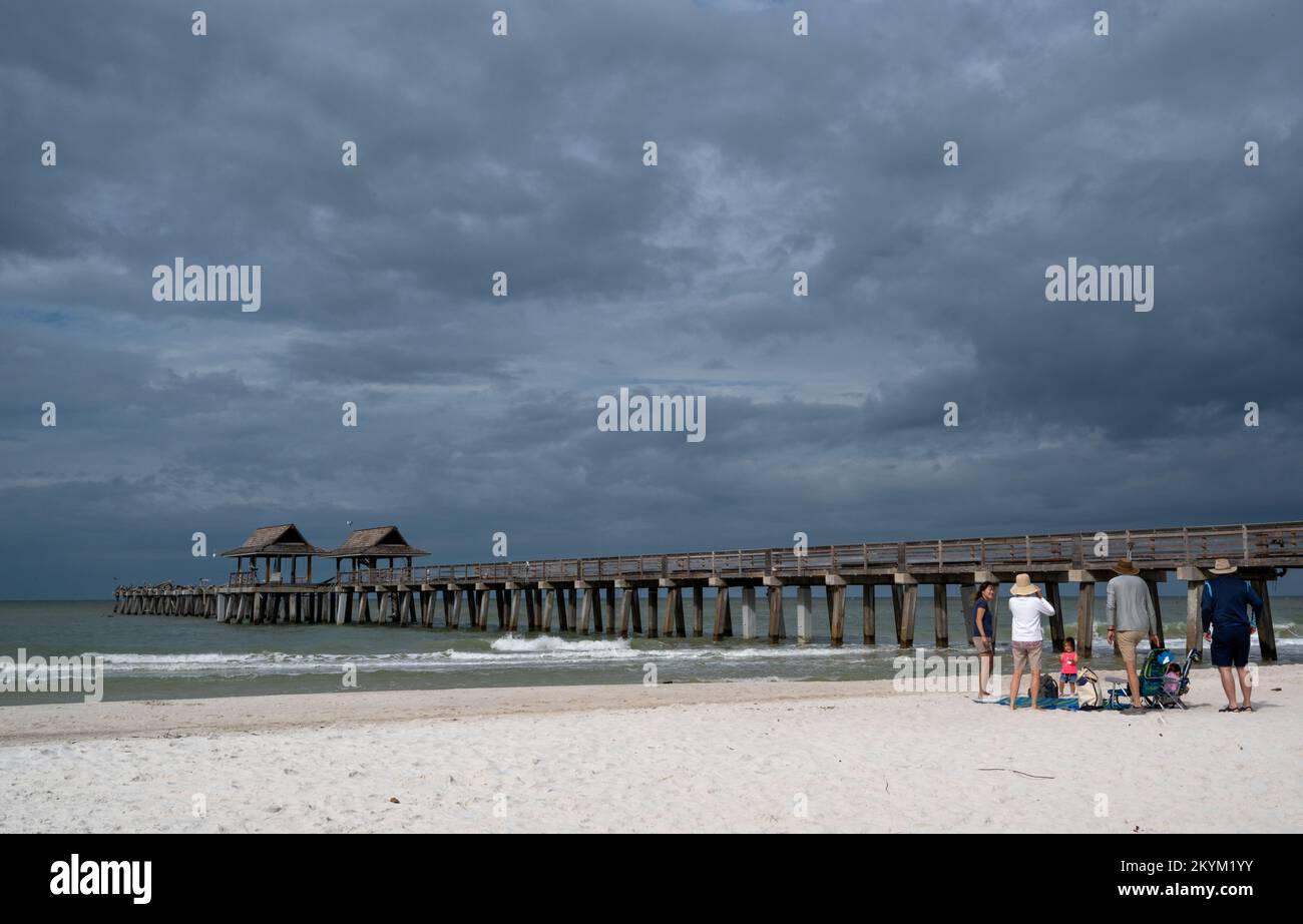 beach of Naples, Florida, USA Stock Photo - Alamy