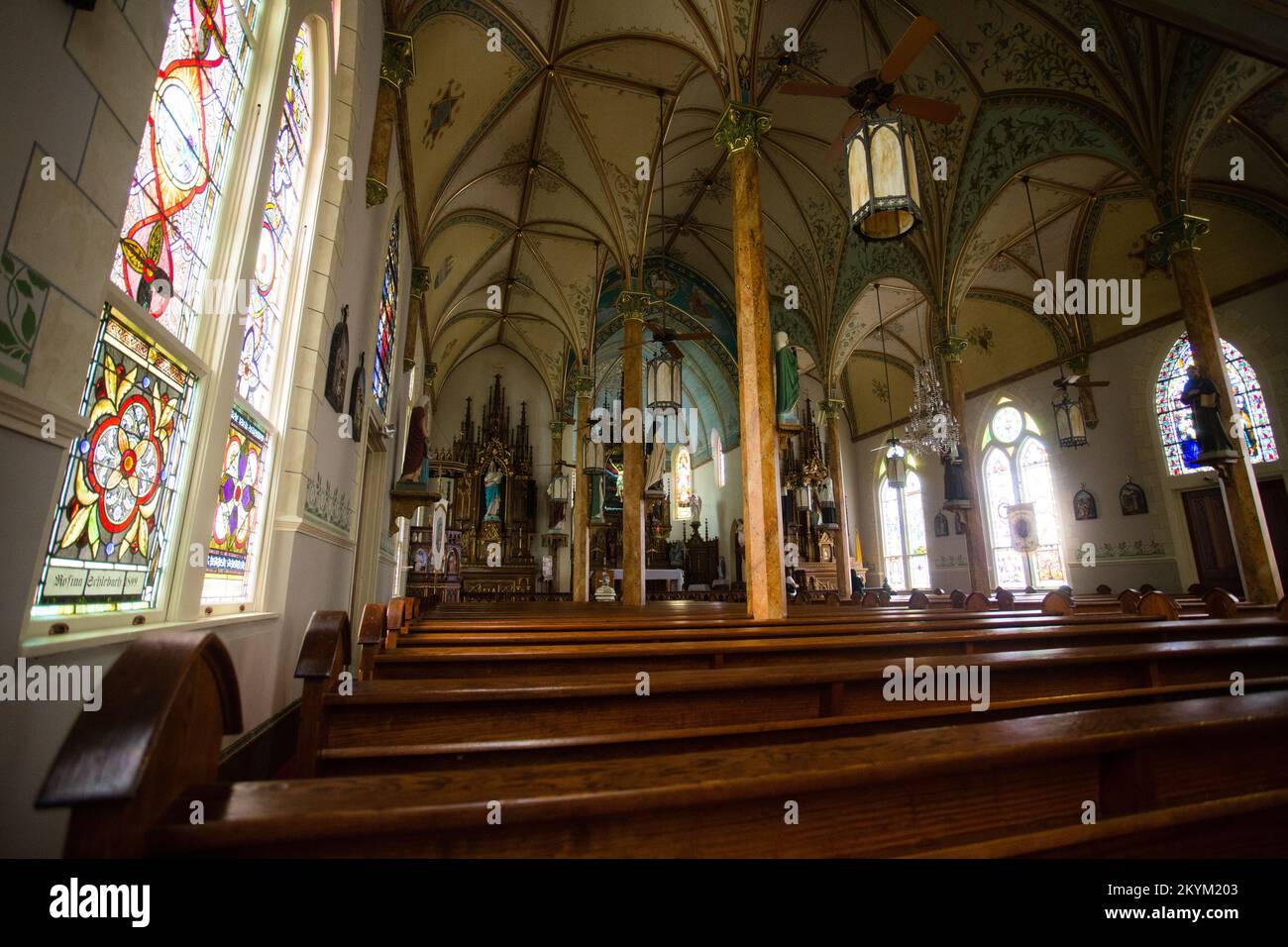 Schulenberg Painted Churches in Central Texas Stock Photo - Alamy