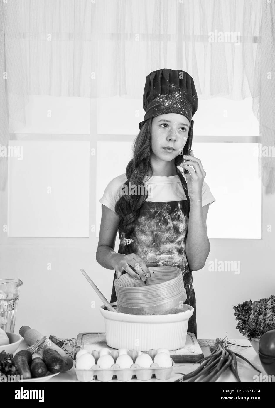 choosing a career. little helper baking. culinary and cuisine. happy ...