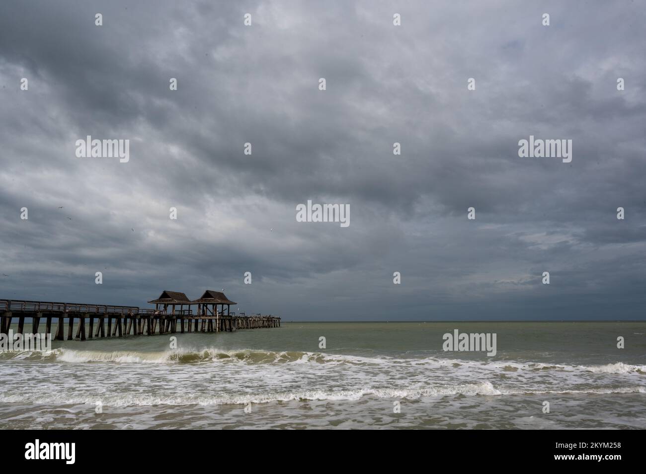 Beautiful sunset at naples pier hi-res stock photography and images - Alamy