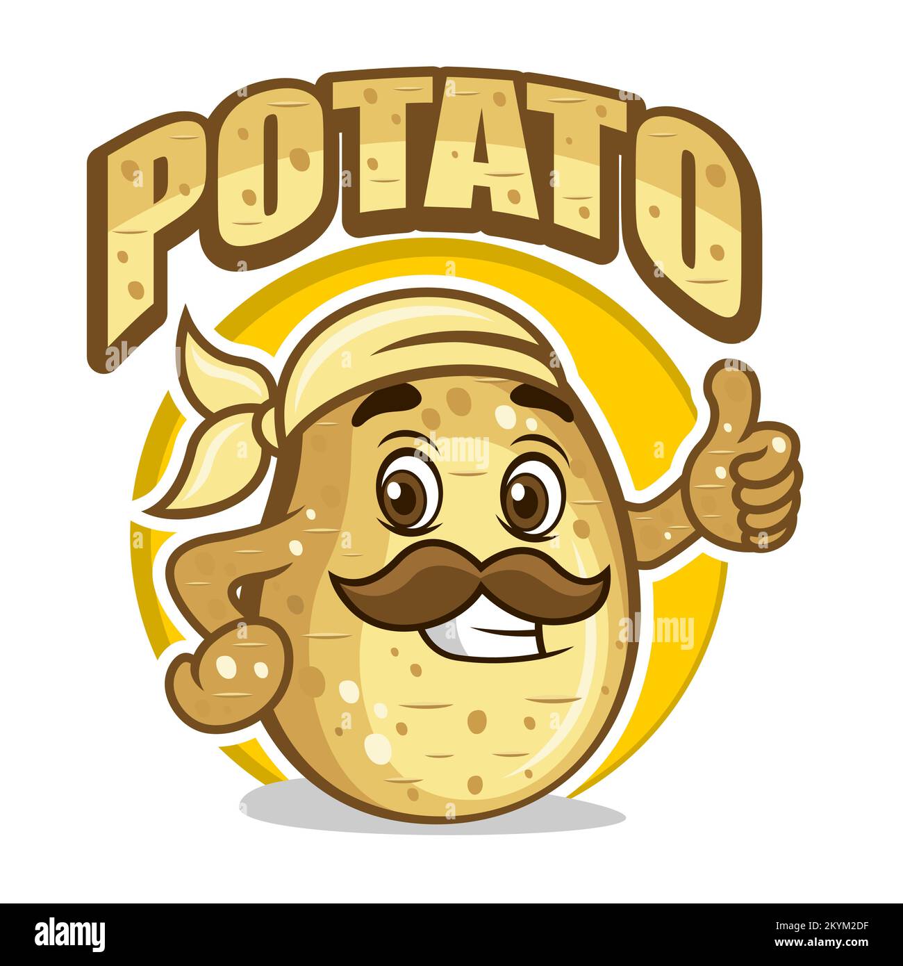 Modern mascot mr potato logo Stock Vector Image & Art - Alamy