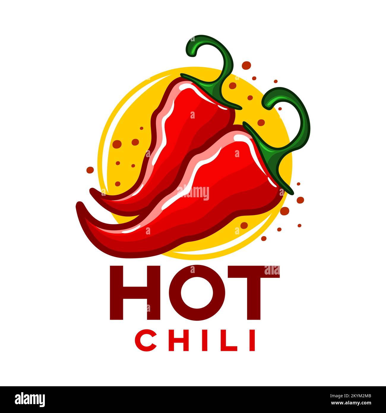 Modern hot chili pepper logo Stock Vector Image & Art - Alamy