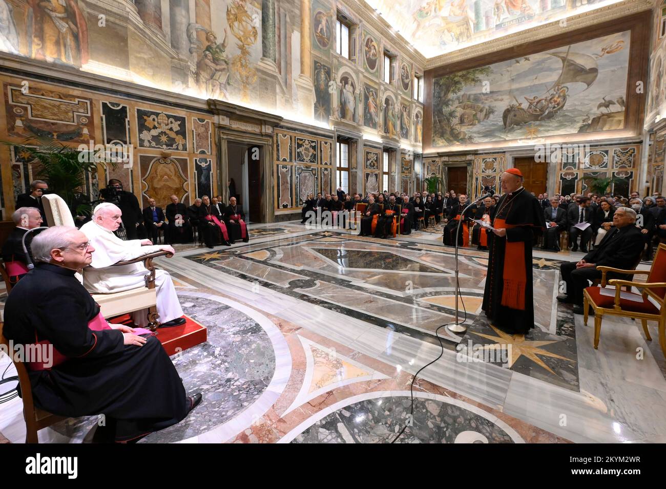 Vatican, Vatican. 01st Dec, 2022. Italy, Rome, Vatican, 22/12/01 Pope ...