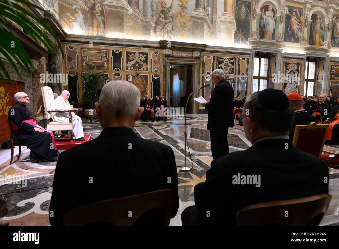 Vatican, Vatican. 01st Dec, 2022. Italy, Rome, Vatican, 22/12/01 Pope ...