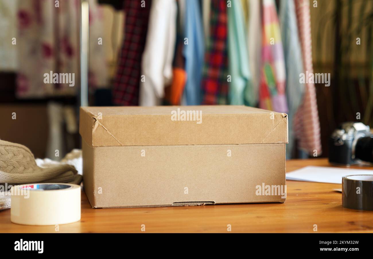 Clothes resale or clothing rental or donation Stock Photo - Alamy