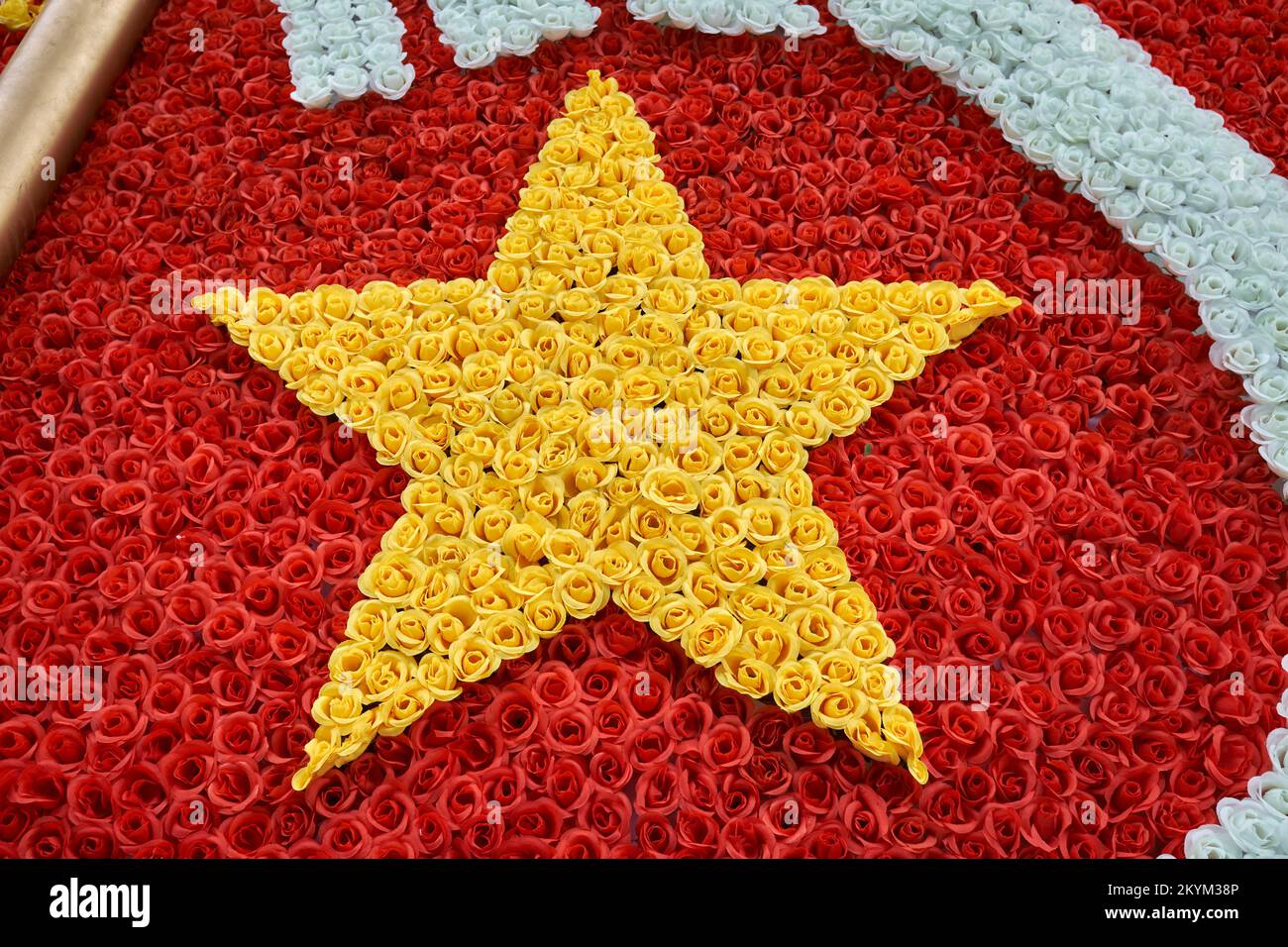 Vietnamese Star Display in Hanoi Vietnam Stock Photo - Alamy