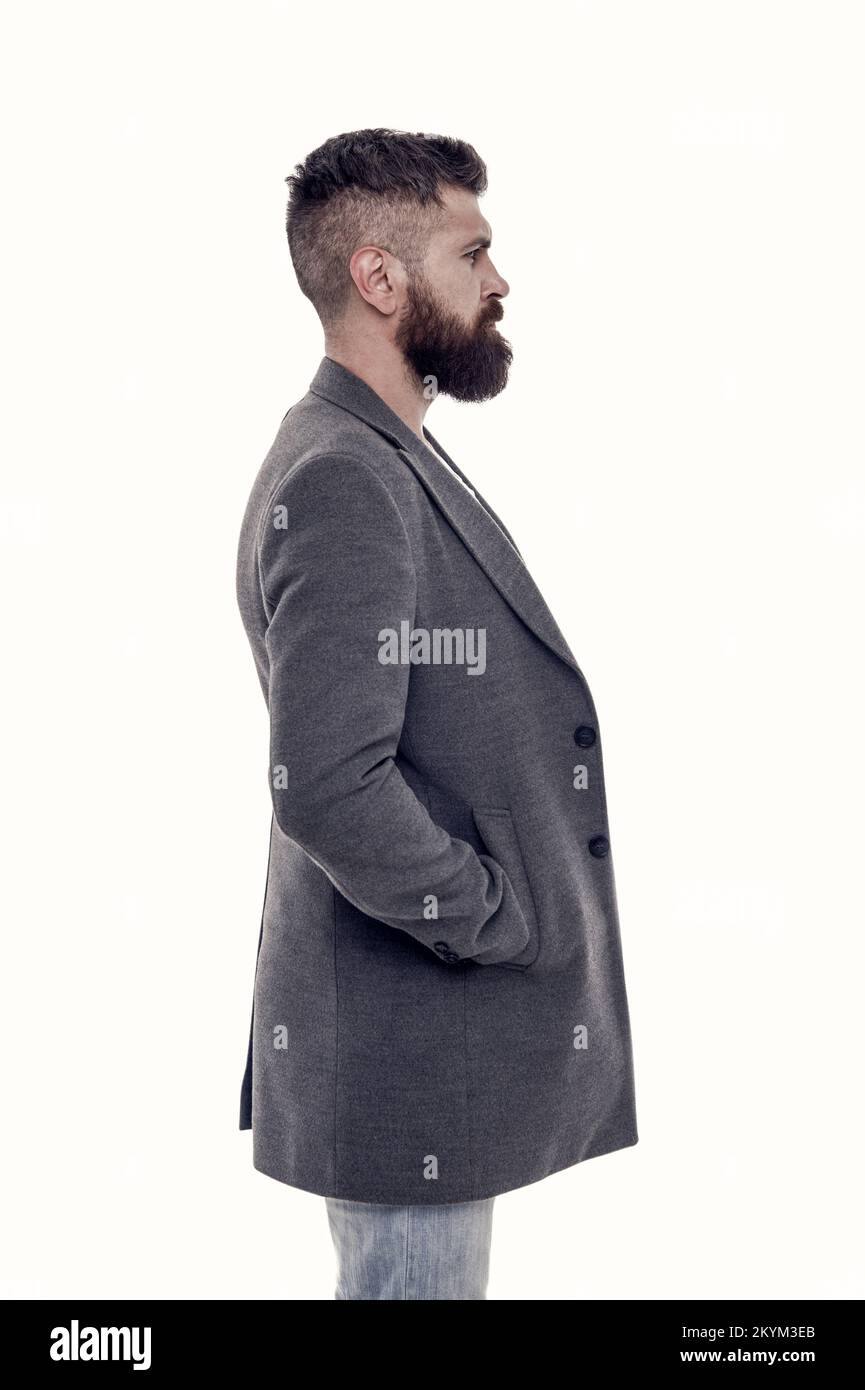 The beard with depth and texture. Brutal caucasian guy with bushy beard ...