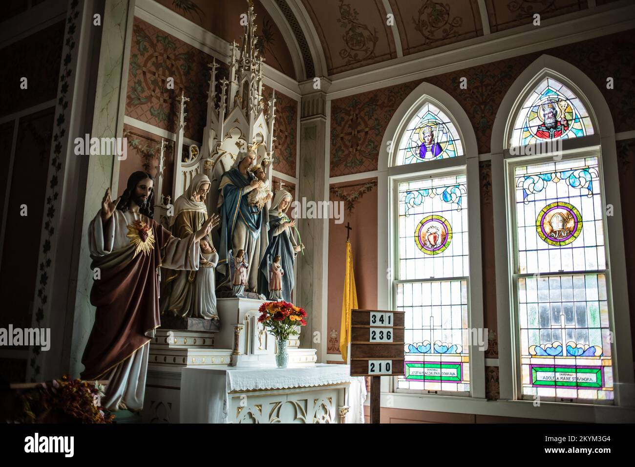 Schulenberg Painted Churches in Central Texas Stock Photo - Alamy