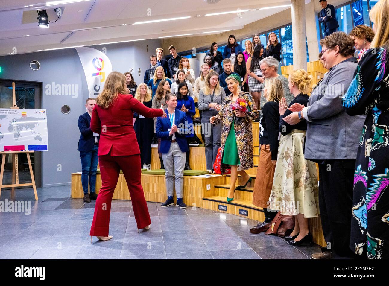 Queen Maxima at the Meet the world make the change event in honor of ... Queen Maxima at the Meet the world make the change event in honor of ...