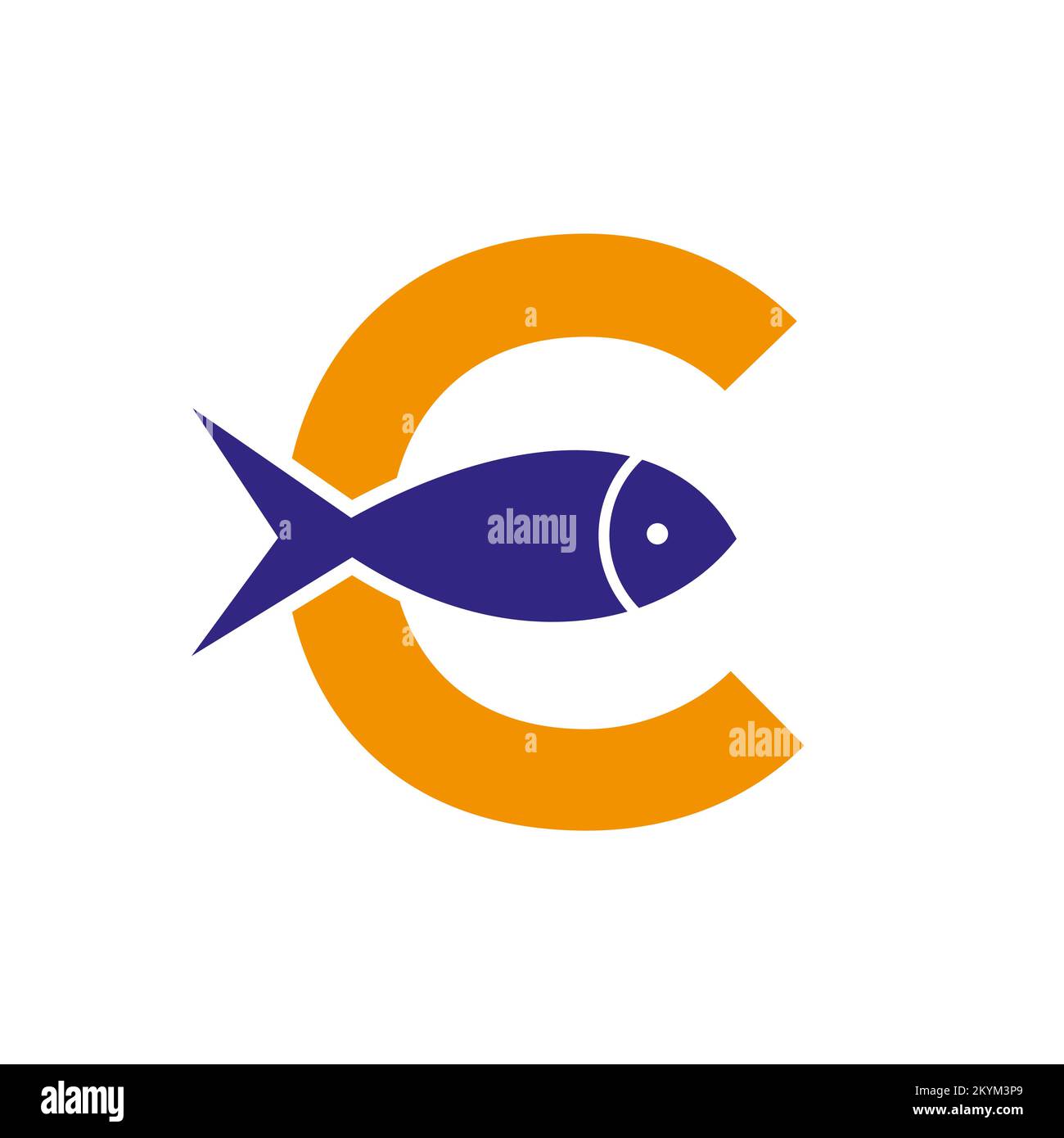 Letter C Fish Logo, Ocean Logo Vector Template Stock Vector Image & Art ...