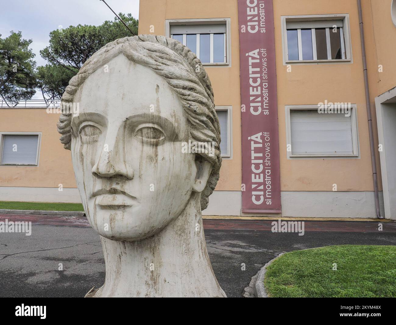 Rome, Italy - November 26 2022: Dario argento movie statue at Cinecitta ...
