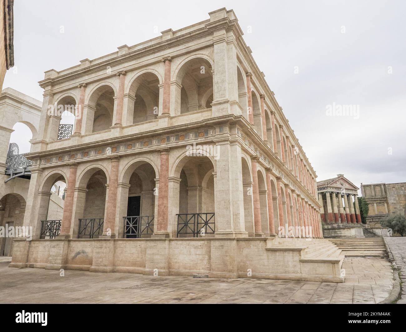 Rome, Italy, November 26 2022: Reconstruction of ancient Rome for the ...