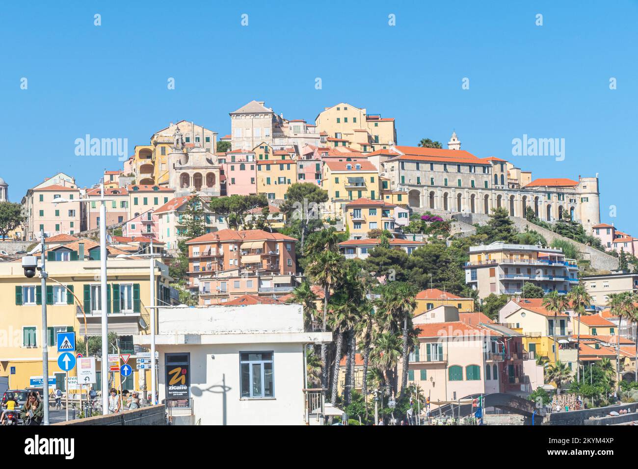 Imperia, Italy - 04-07-2021: Landscape of the historic center of ...