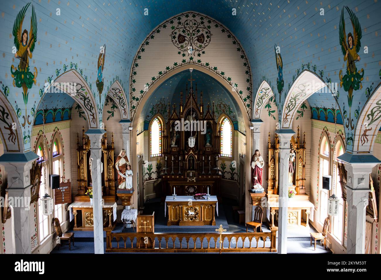 Schulenberg Painted Churches in Central Texas Stock Photo - Alamy