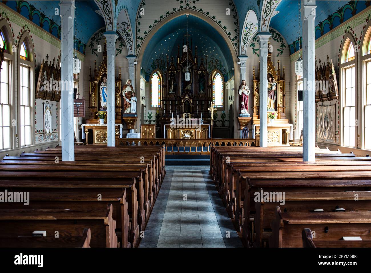 Schulenberg Painted Churches in Central Texas Stock Photo - Alamy