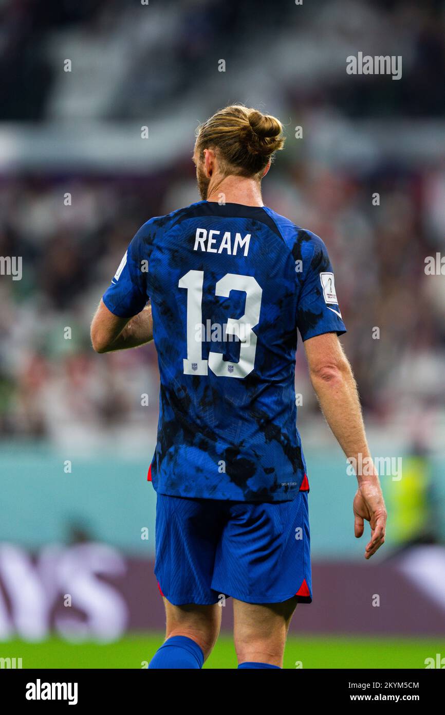 AL THUMAMA, QATAR - NOVEMBER 29: USA defender Tim Ream during the 2022 ...