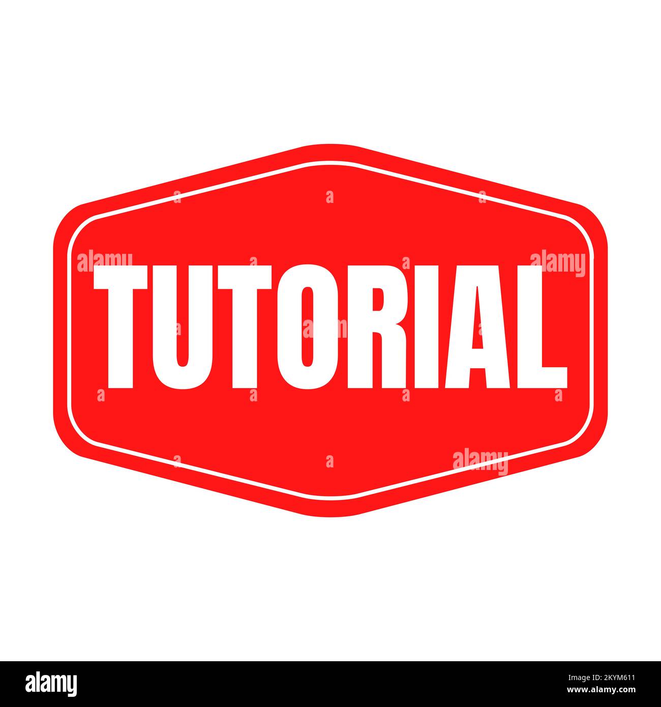 Tutorial symbol icon illustration Stock Photo - Alamy