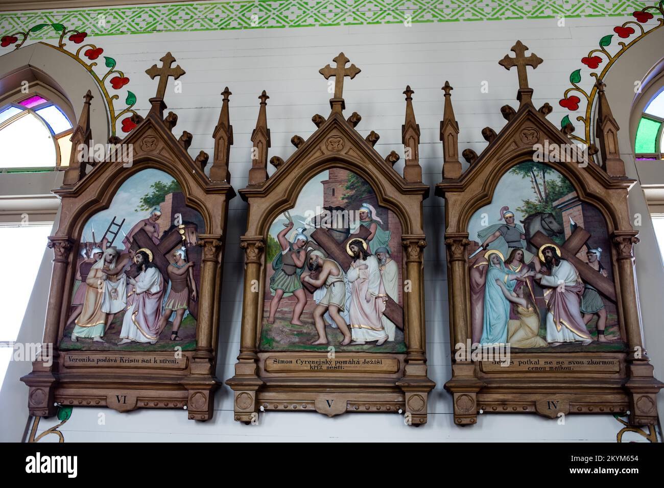 Schulenberg Painted Churches in Central Texas Stock Photo - Alamy