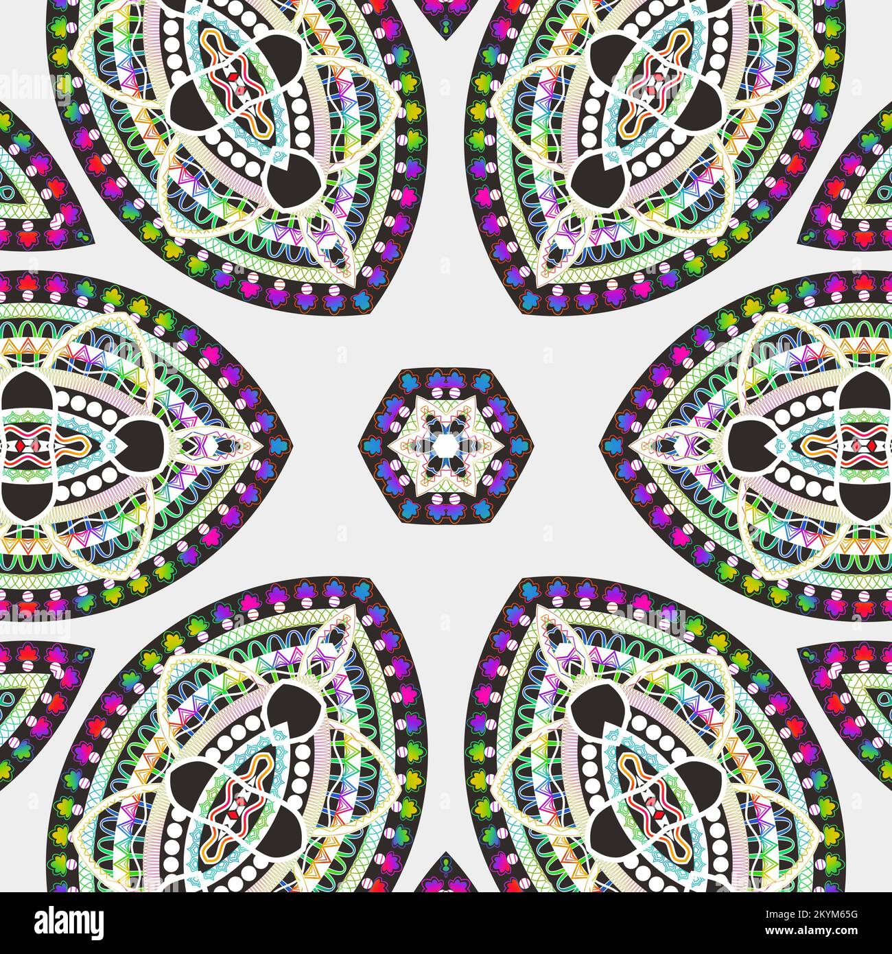 Abstract Computer generated Fractal design. A fractal is a never-ending ...