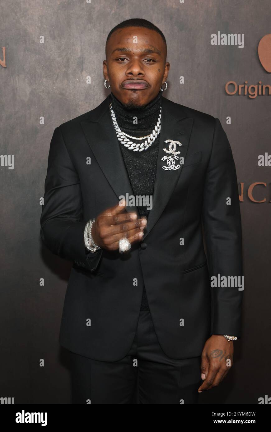 LOS ANGELES, CA - NOVEMBER 30: DaBaby at the Apple Film premiere of ...