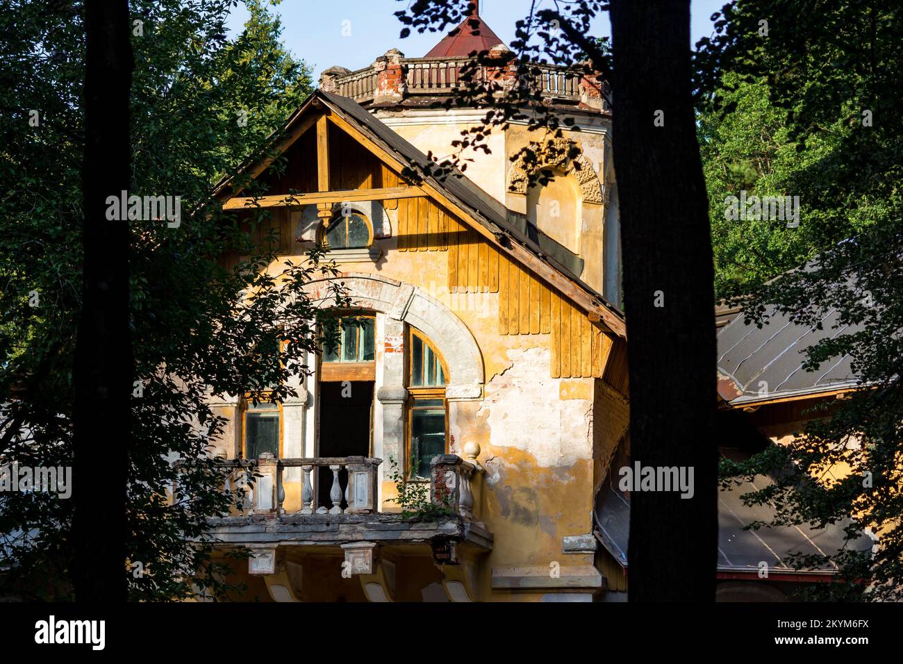 Facade of the second floor of V.P. Obninskiy of the beginning of the ...