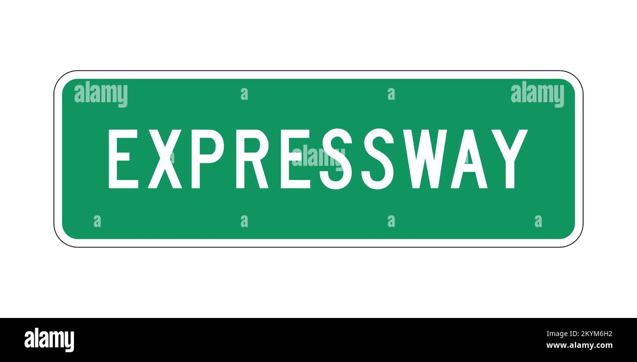 Expressway entrance Cut Out Stock Images & Pictures - Alamy