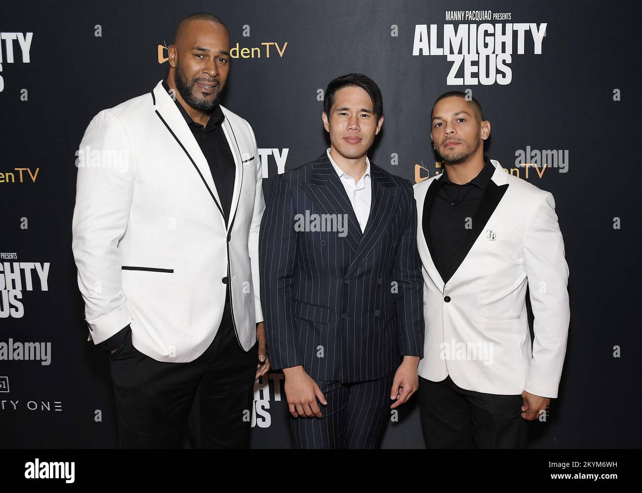 Los Angeles, USA. 30th Nov, 2022. (L-R) Miguel Matos, Chris Soriano and ...